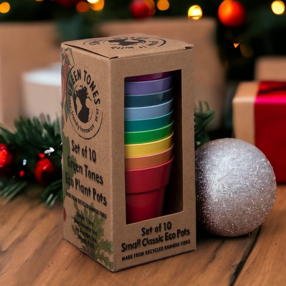 Green Tones | Recycled Picnicware & Eco Grow Pots