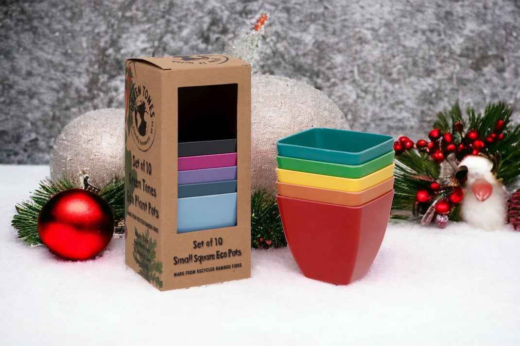 Green Tones | Recycled Picnicware & Eco Grow Pots